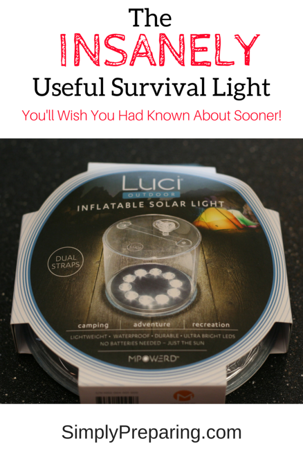 Survival Lighting: The Luci Inflatable Solar Light
