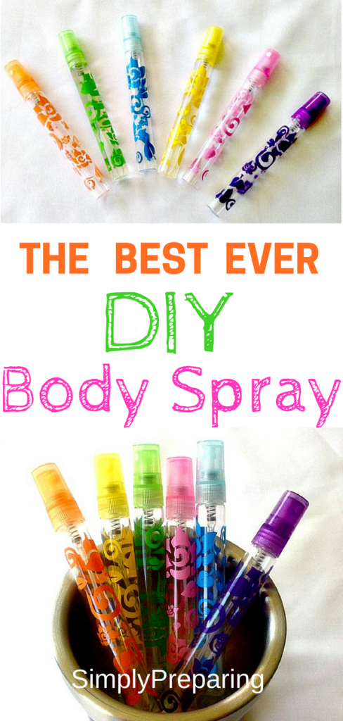 DIY Body Spray With Stress Away Essential Oil Blend